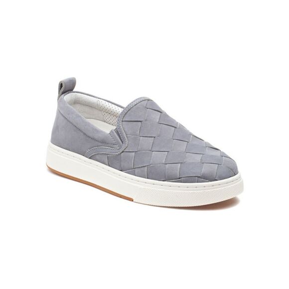 J Slides | Shoes | J Slides Womens Gray Toe Platform Slip On Leather ...